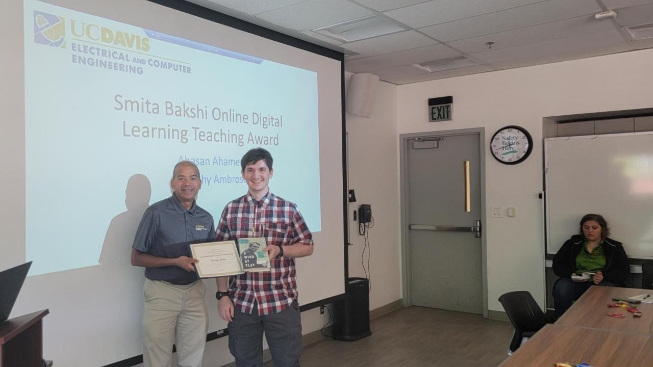 2023 ECE Graduate Student Awards | Electrical and Computer Engineering | UC Davis Engineering